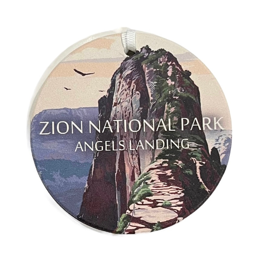 Angels Landing Condor Ceramic Ornament