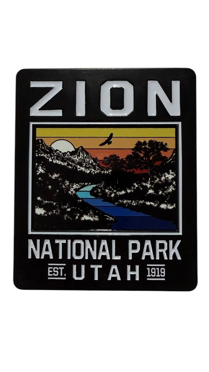 Zion Retro Magnet
