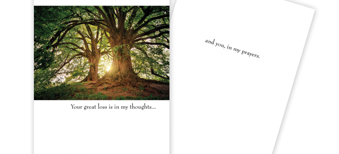 Your Great Loss Sympathy Card