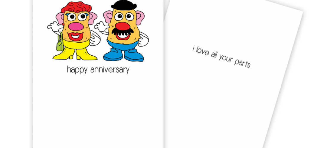 Love All Your Parts Anniversary Card