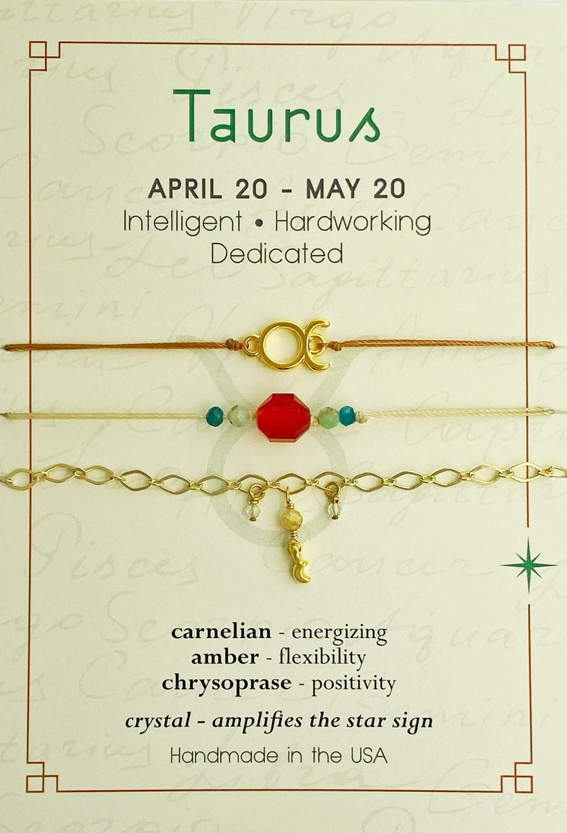 Taurus Stackable Zodiac Bracelet*